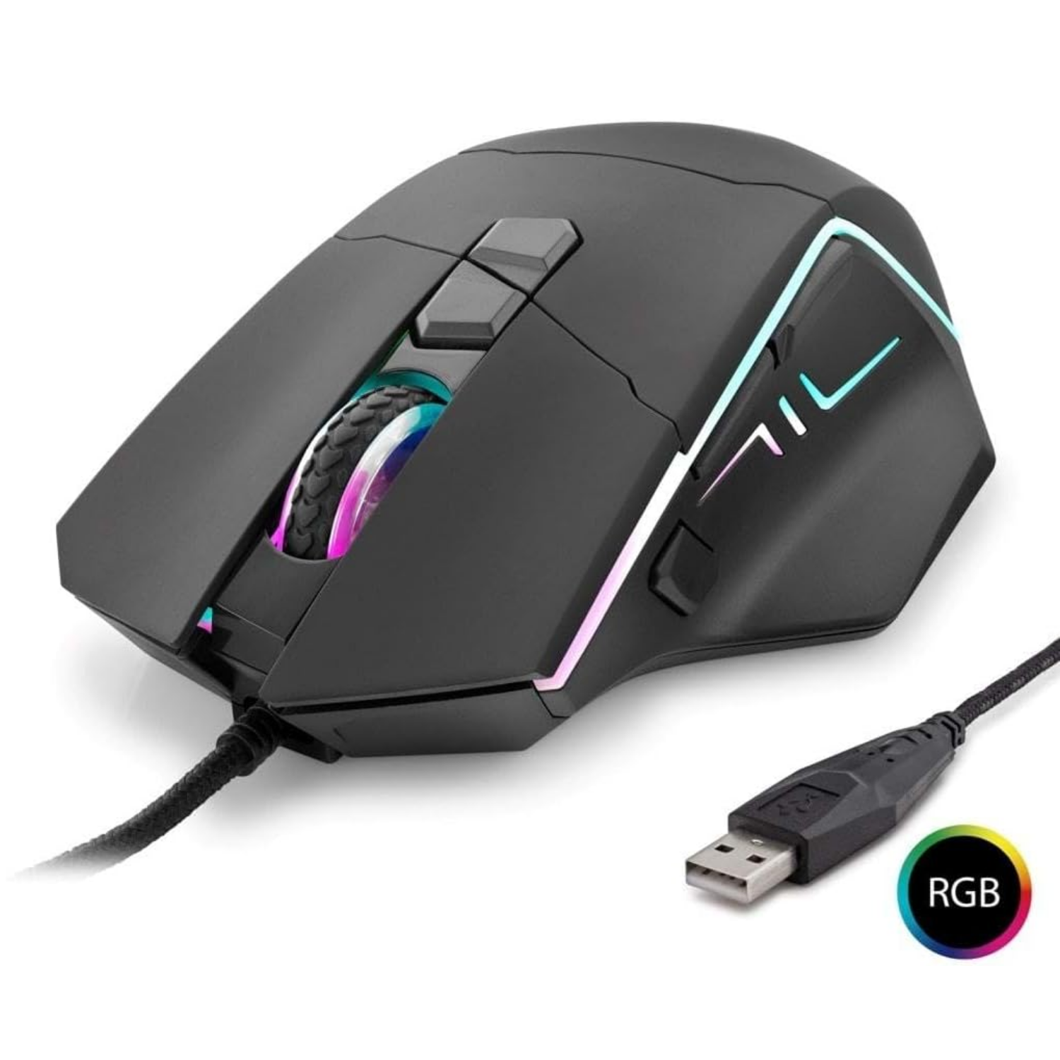 Hadron Shooter G330 RGB Oyuncu Mouse (Siyah) NT-114613 - Nettech Store